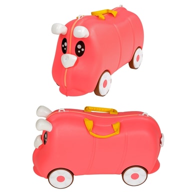 Koffert barn i ABS-plast - pink - Elkjøp