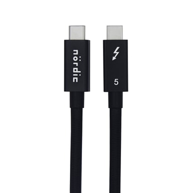 NÖRDIC 1m Thunderbolt 5 cable 80Gbps data transfer 240W Charging ...