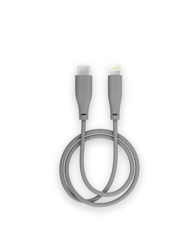 Charging Cable 2m USB C-lightning Ash Grey - Gigantti verkkokauppa