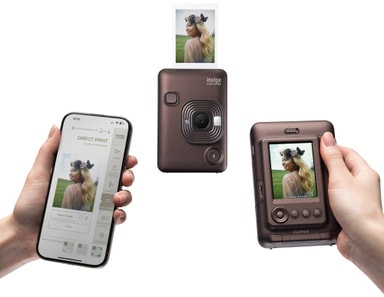 Fujifilm Instax Mini LiPlay instant camera (brown) - Elkjøp