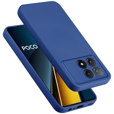 Xiaomi Poco X6 Pro silikondeksel case (Blå) - Elkjøp