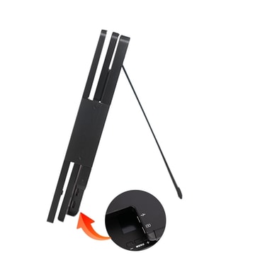 NÖRDIC doble bærbare 15.6""-skjermer med teleskopstativ for bærbar PC ...