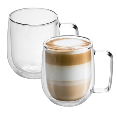 2x Kaffekop Krus Termoglas 250 ml Fliseglas Kaffeglas | Elgiganten ...