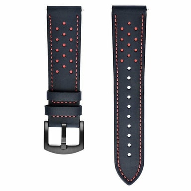 Nahkainen kellon ranneke Amazfit Bip U - Musta - Gigantti verkkokauppa