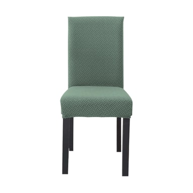 6x Stolsöverdrag Klädsel för stol (mönstrad grön) - Elgiganten - Elgiganten