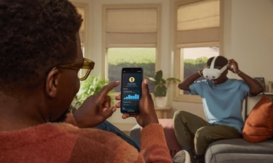 Meta Quest 3S VR-glasögon (128 GB) - Elgiganten - Elgiganten