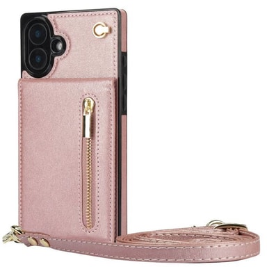 Zipper halskjede deksel iPhone 16 Plus - Rose - Elkjøp | Elkjøp