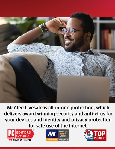 McAfee LiveSafe Plus 12M - PC Windows,Mac OSX,iOS,Android - Elkjøp | Elkjøp
