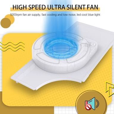 Kompatibel med Nintendo Switch OLED Dock Cooling Fan Back Cover Cooler ...