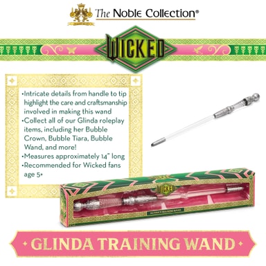 Noble Collection Universal Wicked Wand leketøy (Glinda s Training ...