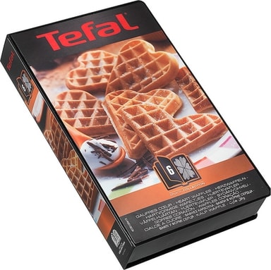 Tefal Snack Collection stekebrett: 6 hjertevafler - Elkjøp