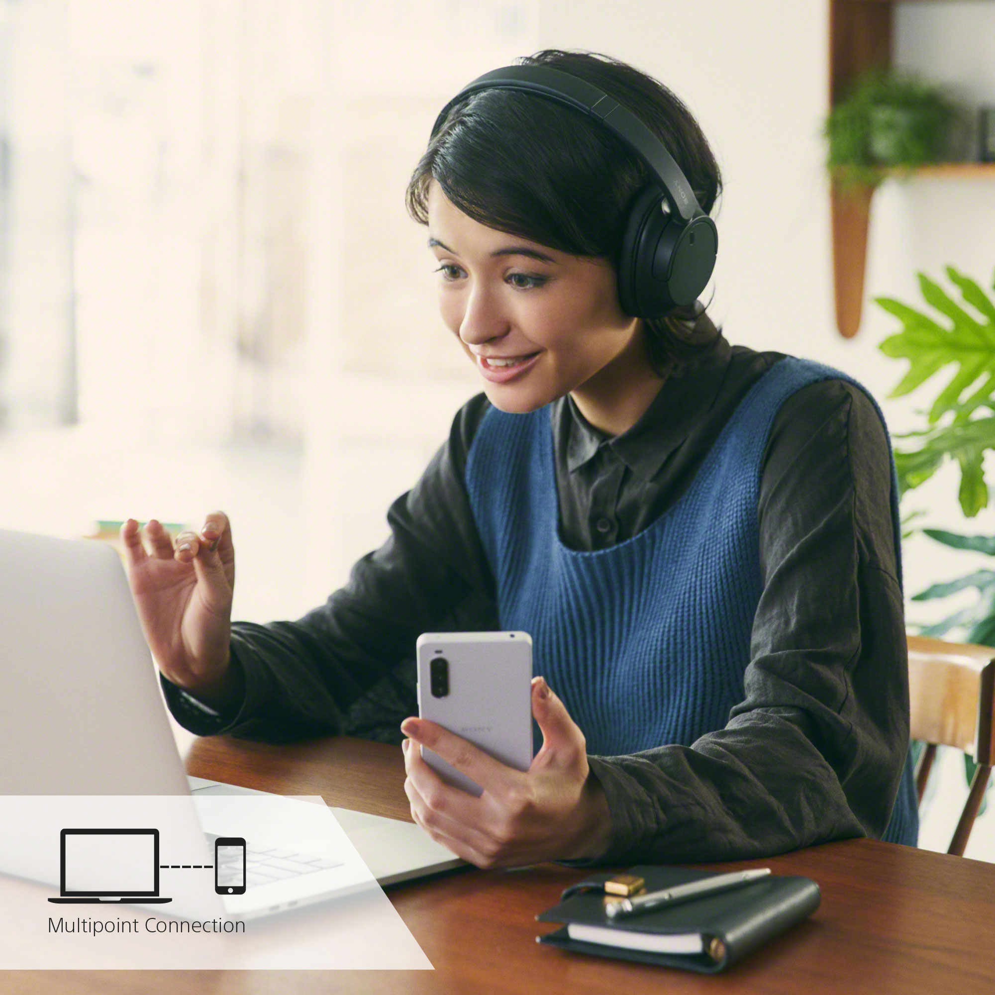 Sony WH-CH720N trådløse around-ear hodetelefoner (sort) - Elkjøp | Elkjøp