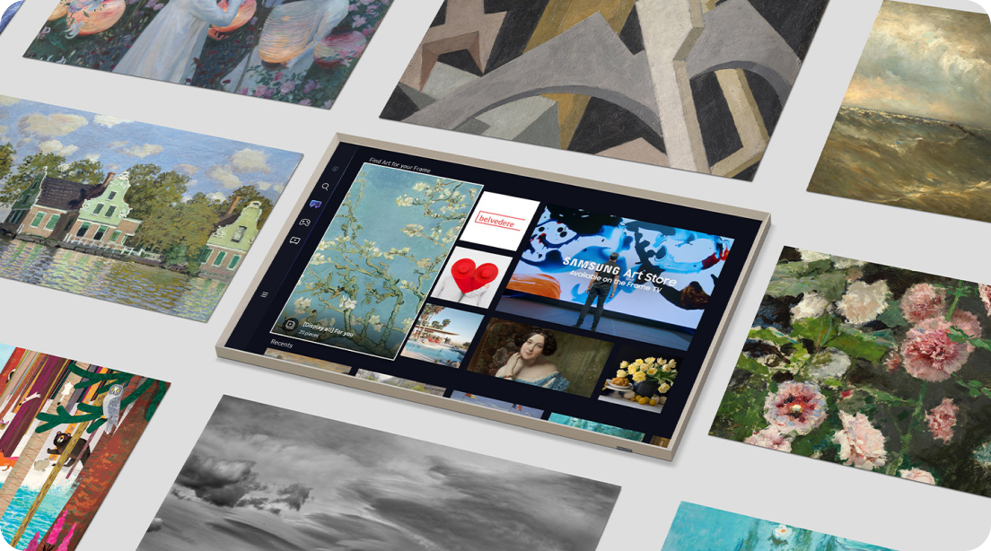 Samsung 55” The Frame 4K QLED Smart TV (2024) - Elkjøp | Elkjøp