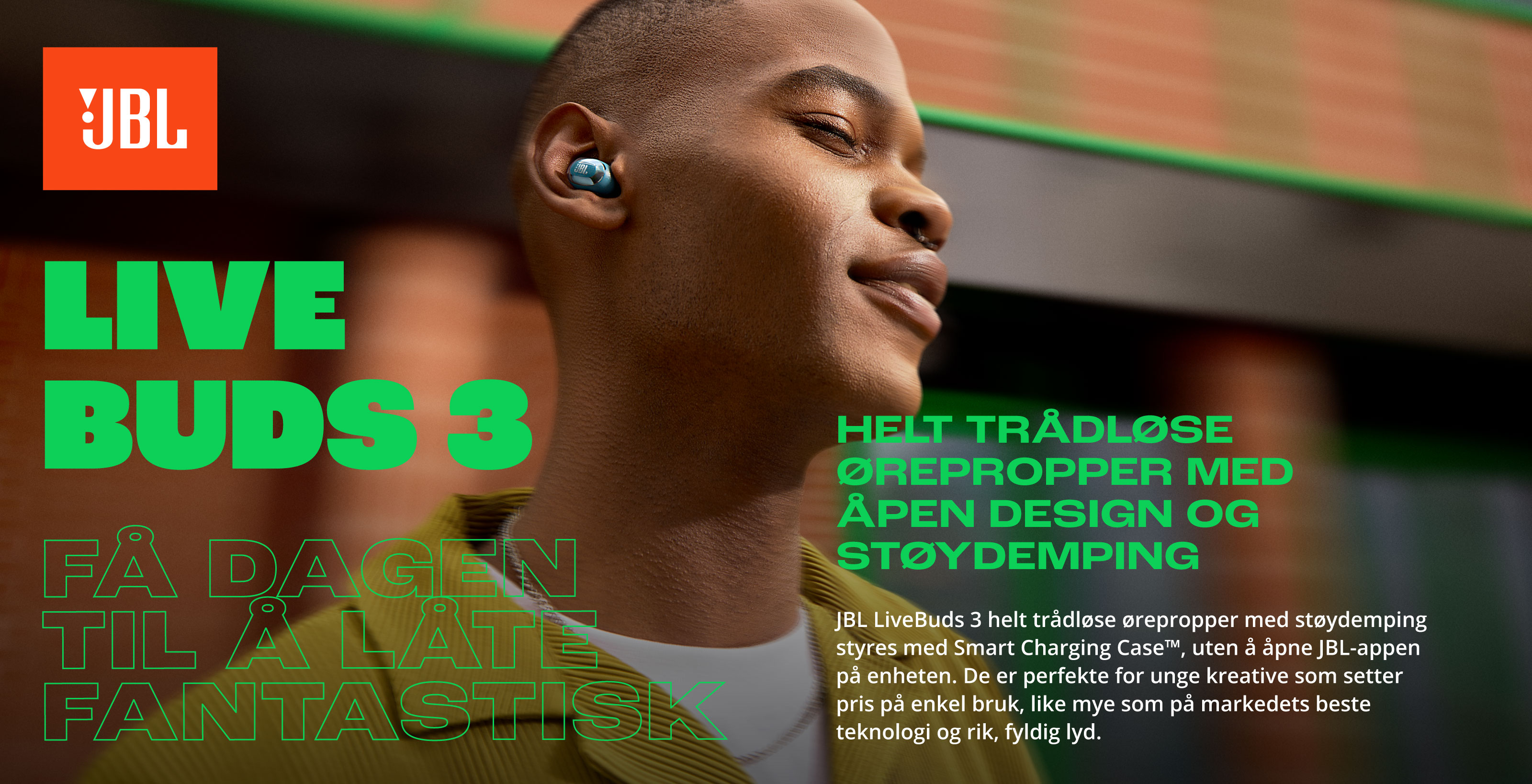 JBL Live Buds 3 helt trådløse in-ear hodetelefoner (sort) - Elkjøp | Elkjøp