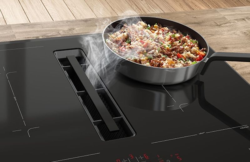 Bosch induksjonstopp med integrert ventilator | Elkjøp
