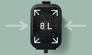 F&B 8l XL Slim Line airfryer 31207 - Elkjøp