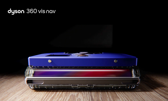 Dyson 360 Vis Nav robotstøvsuger 304623-01 (blå) - Elkjøp | Elkjøp
