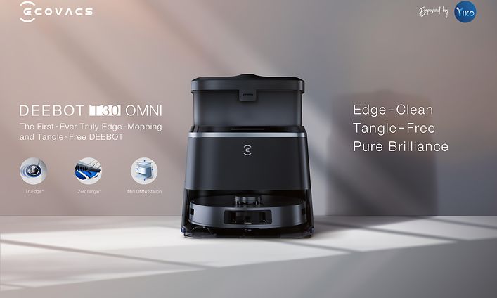 Ecovacs Deebot T30 OMNI robotstøvsuger DDX11 (sort) - Elkjøp | Elkjøp