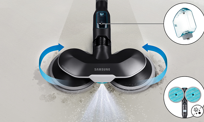Samsung Jet 85 Premium trådløs støvsuger VS20C852FTB/WA (blå) - Elkjøp ...